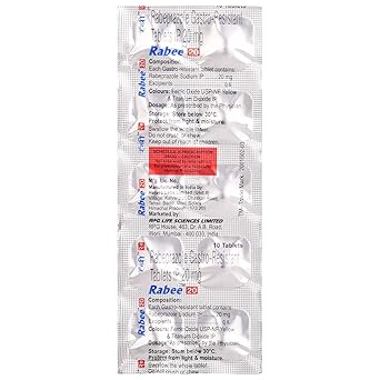 Rabee 20 - Strip of 10 Tablets : Amazon.in: Health & Personal Care