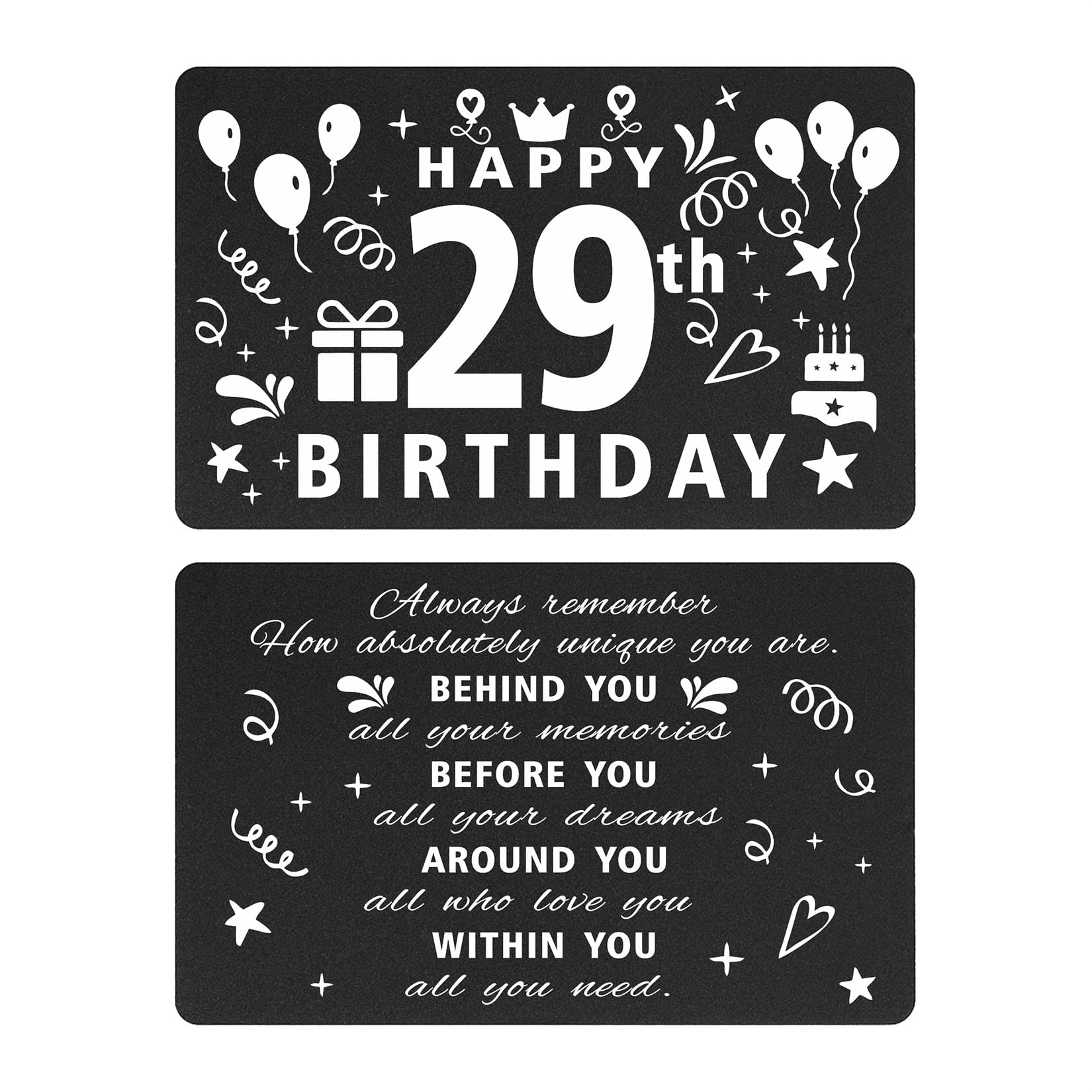 Amazon.com : Unique 29th Birthday Card - Inspirational 29th Birthday ...