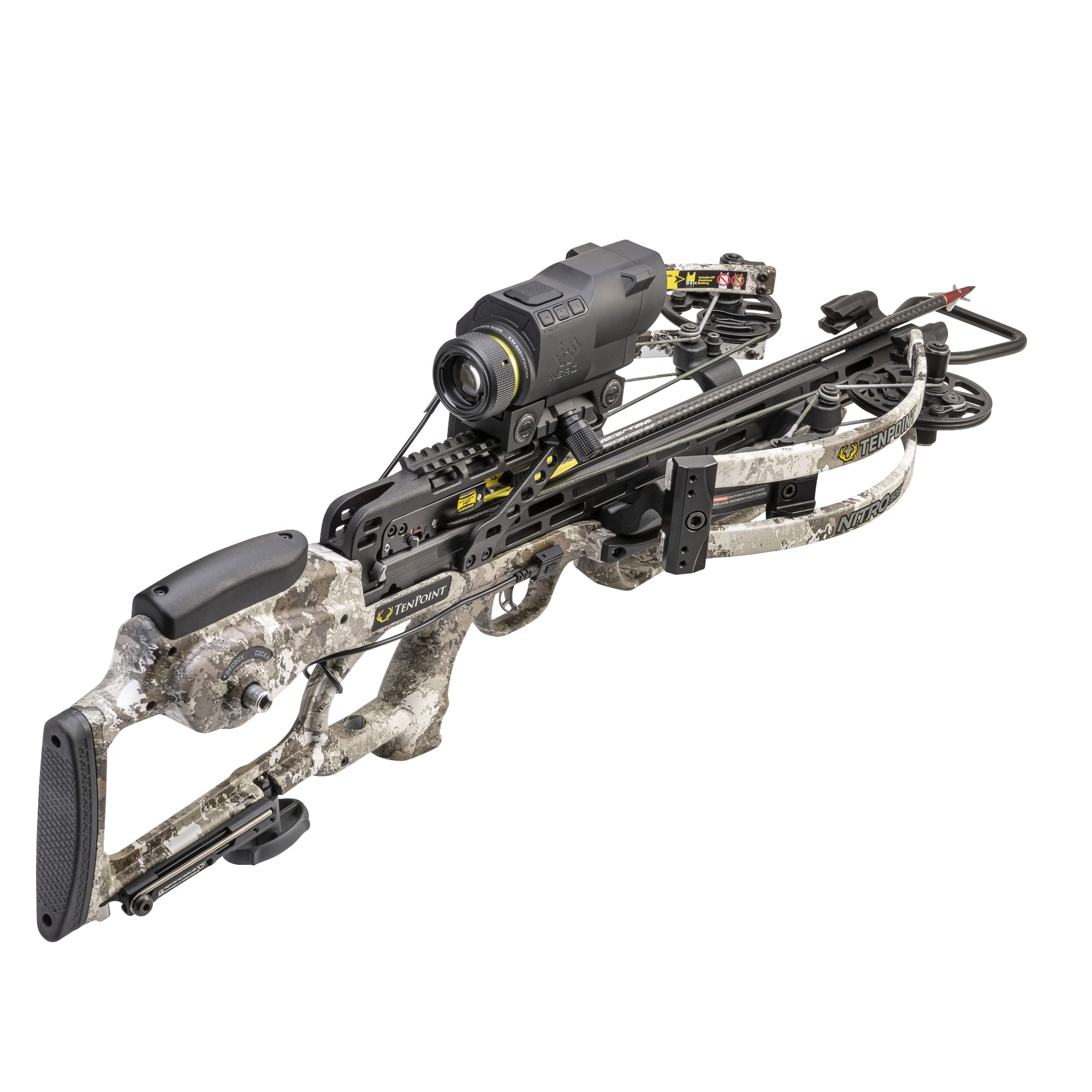 Amazon.com : TenPoint Nitro 505 XERO Crossbow, Veil Alpine - 505 FPS ...