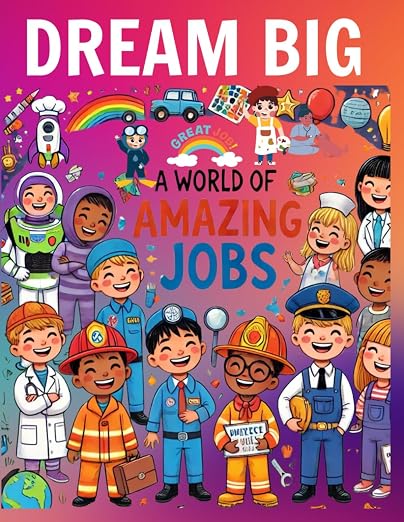 Dream Big: A World of Amazing Jobs Coloring Book: Taylor, Humminbyrd ...