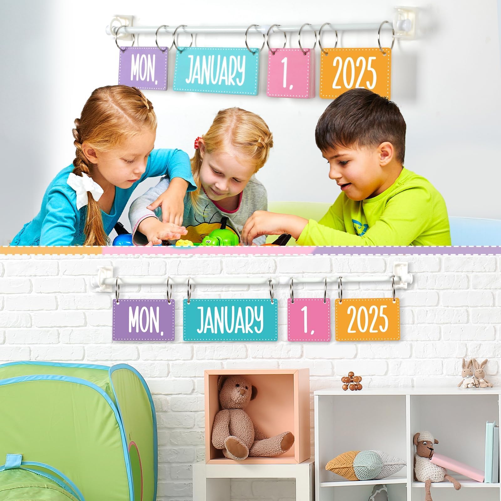 Teacher Classroom Supplies Classroom Flip Calendar - Magnetic Date ...