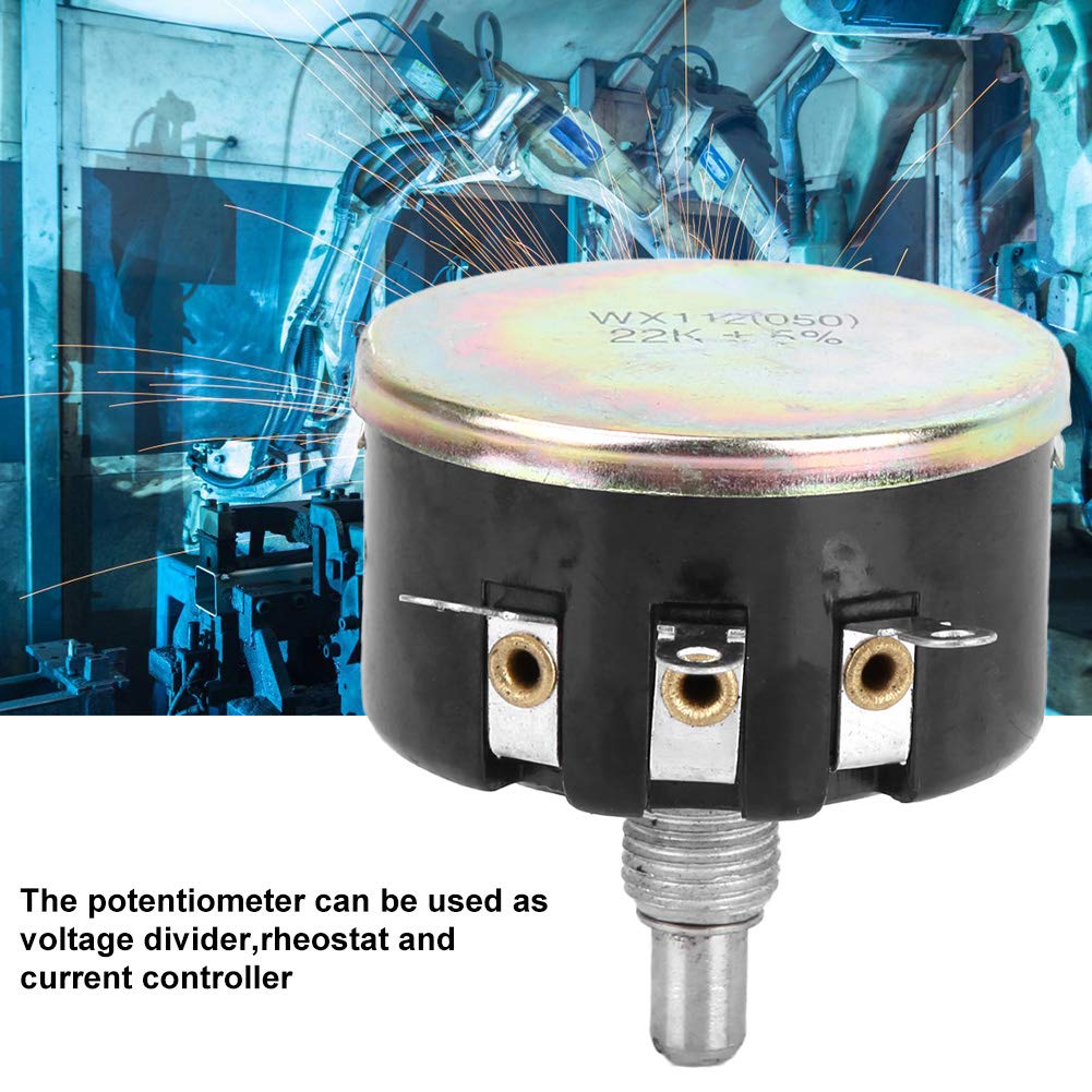 Snapklik.com : 22K 5W Potentiometer,Single Turn Wirewound Potentiometer ...