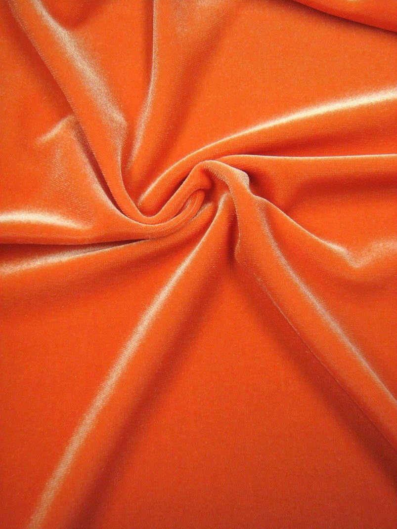 Amazon.com: Solid Polyester Spandex Velvet 2 Ways Stretch Medium Weight ...