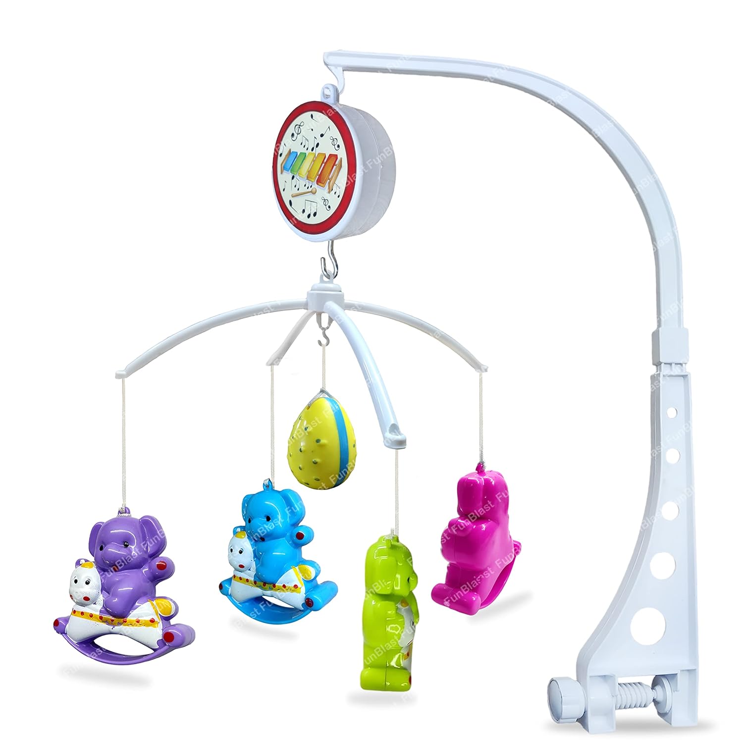 FunBlast Cot Hanging Rattle for Baby – Melodious Sound Rattle Toys for ...