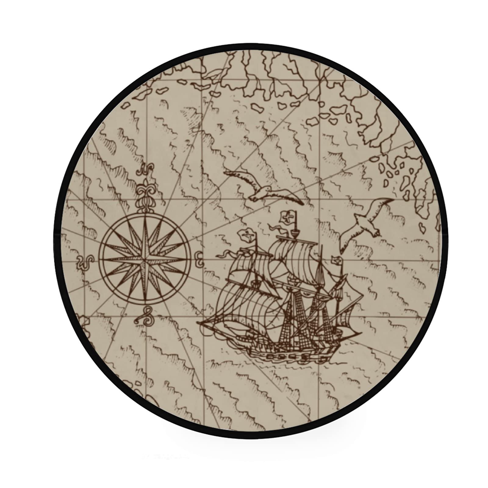 Treasure Map Compass Rose