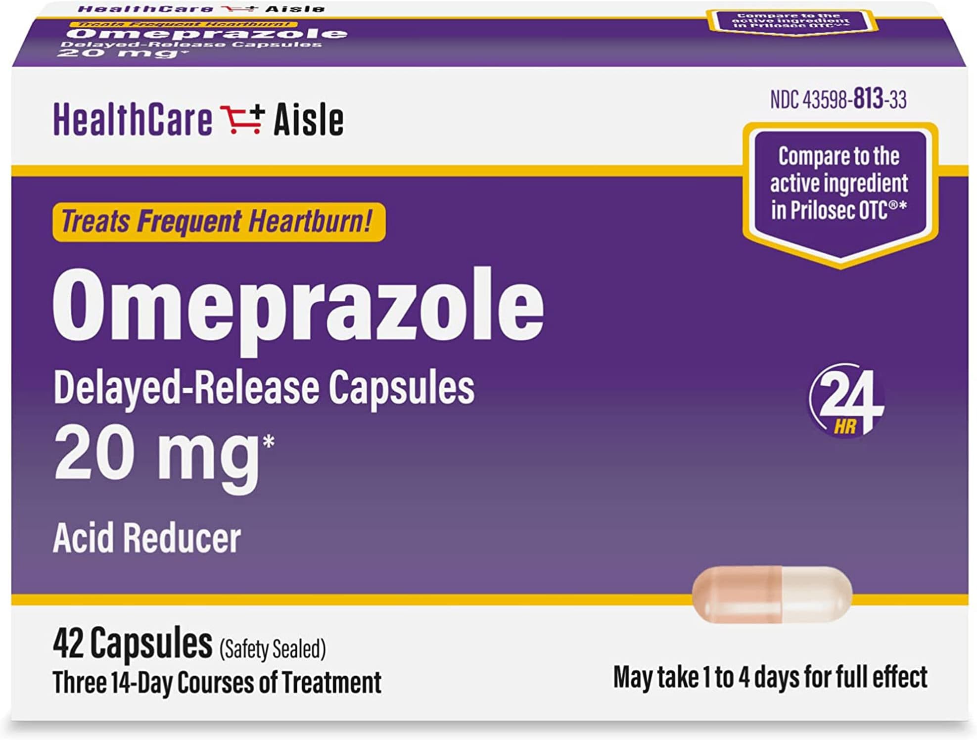 Amazon.com: Zegerid OTC, Omeprazole 20mg + Sodium Bicarbonate ...