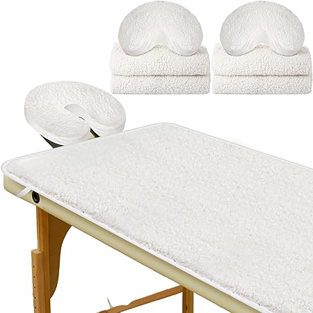 Amazon.com : Newwiee 2 Sets Premium Fleece Massage Pad Set, Including 2 ...