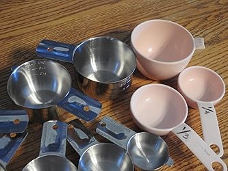 Amazon.com: Hudson Essentials Stainless Steel Measuring Cups and Spoons ...