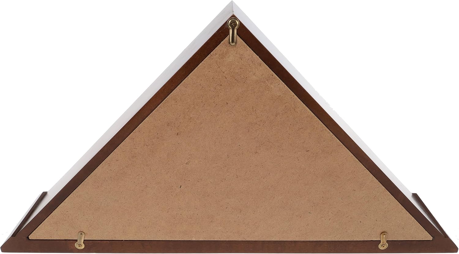 Expositora de la bandera estadounidense de arce macizo, mide 26.25 x 13.25 x 3.625, fabricada en ...