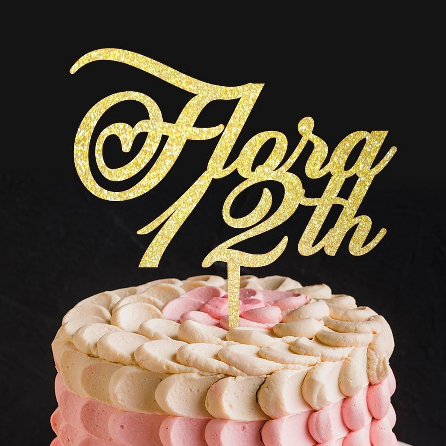 Amazon.com: Happy Birthday 12 Birthday Cake Toppers Happy Birthday 12 ...