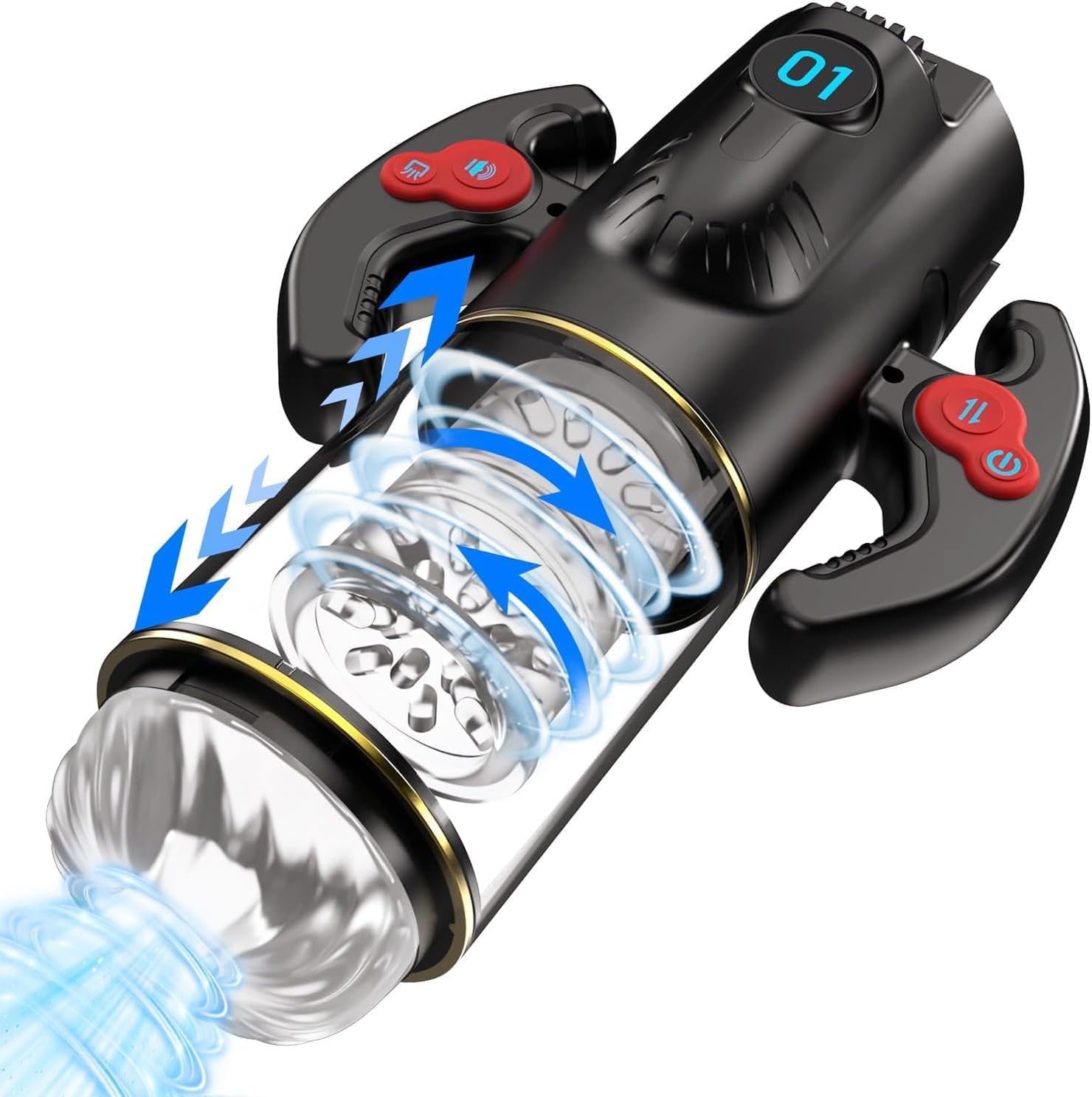 Amazon.com: N215 Automatic Male Mastusbafor Handle Thrusting Male ...