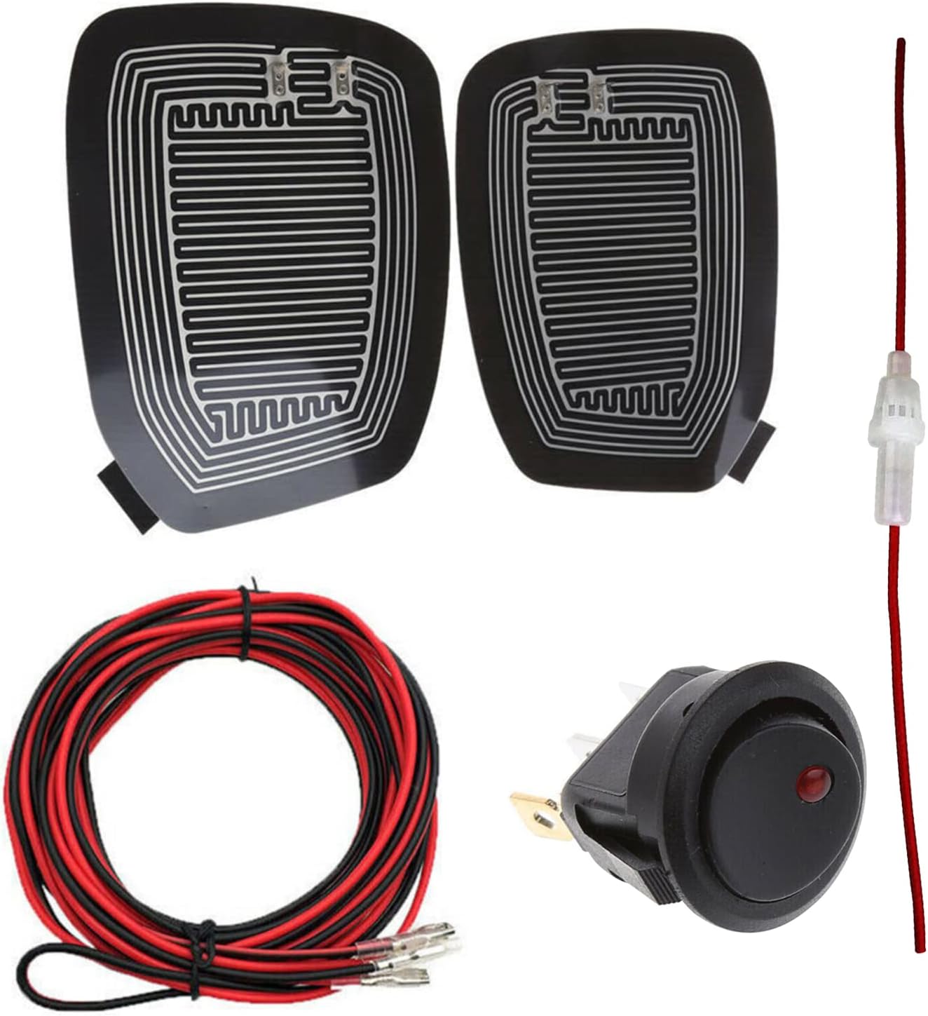 Amazon.com: 12V Car Rearview Mirror Heating Demister Side Glass Warm ...