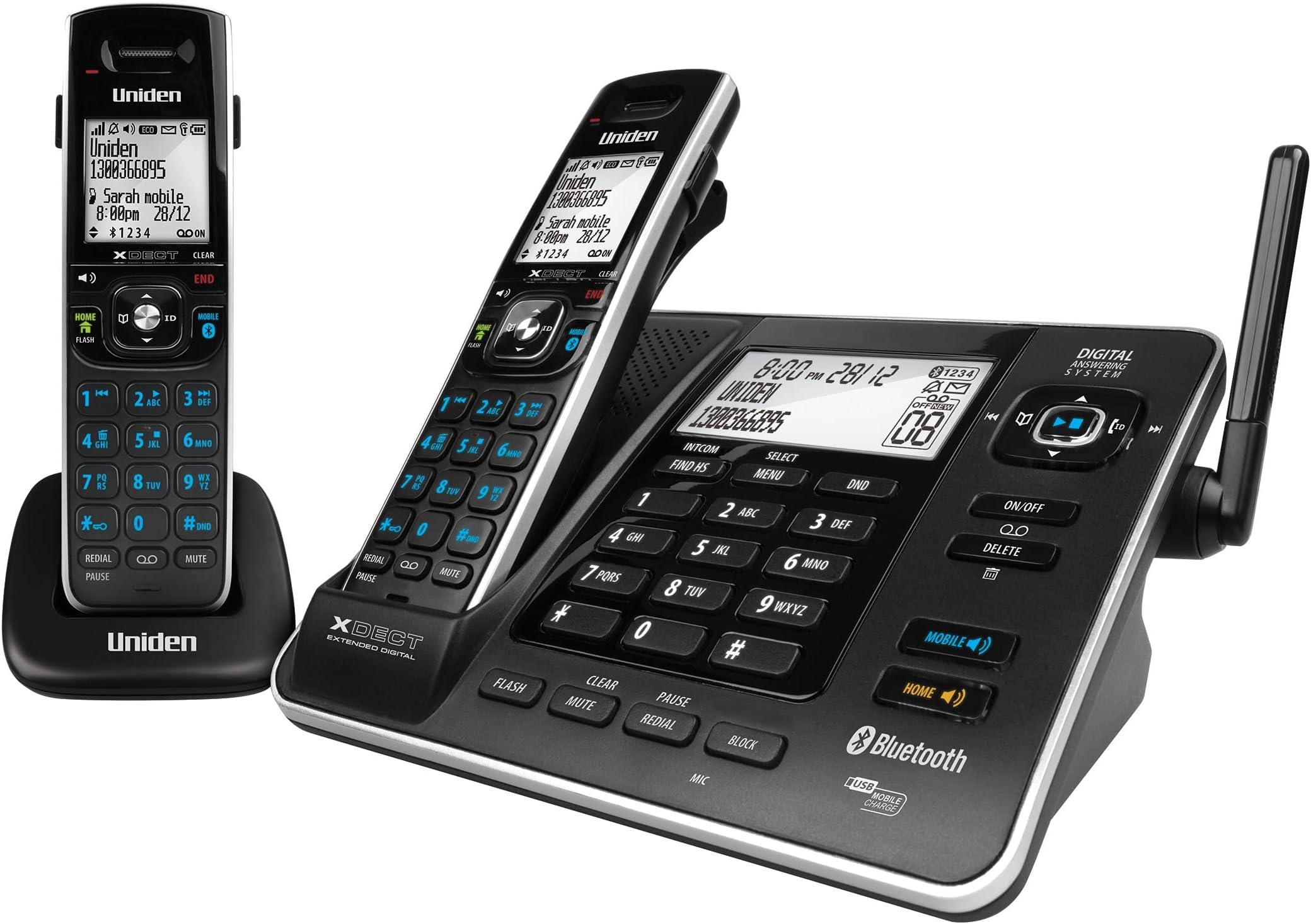Uniden XDECT 8355+1 - XDECT Digital Technology with Integrated ...