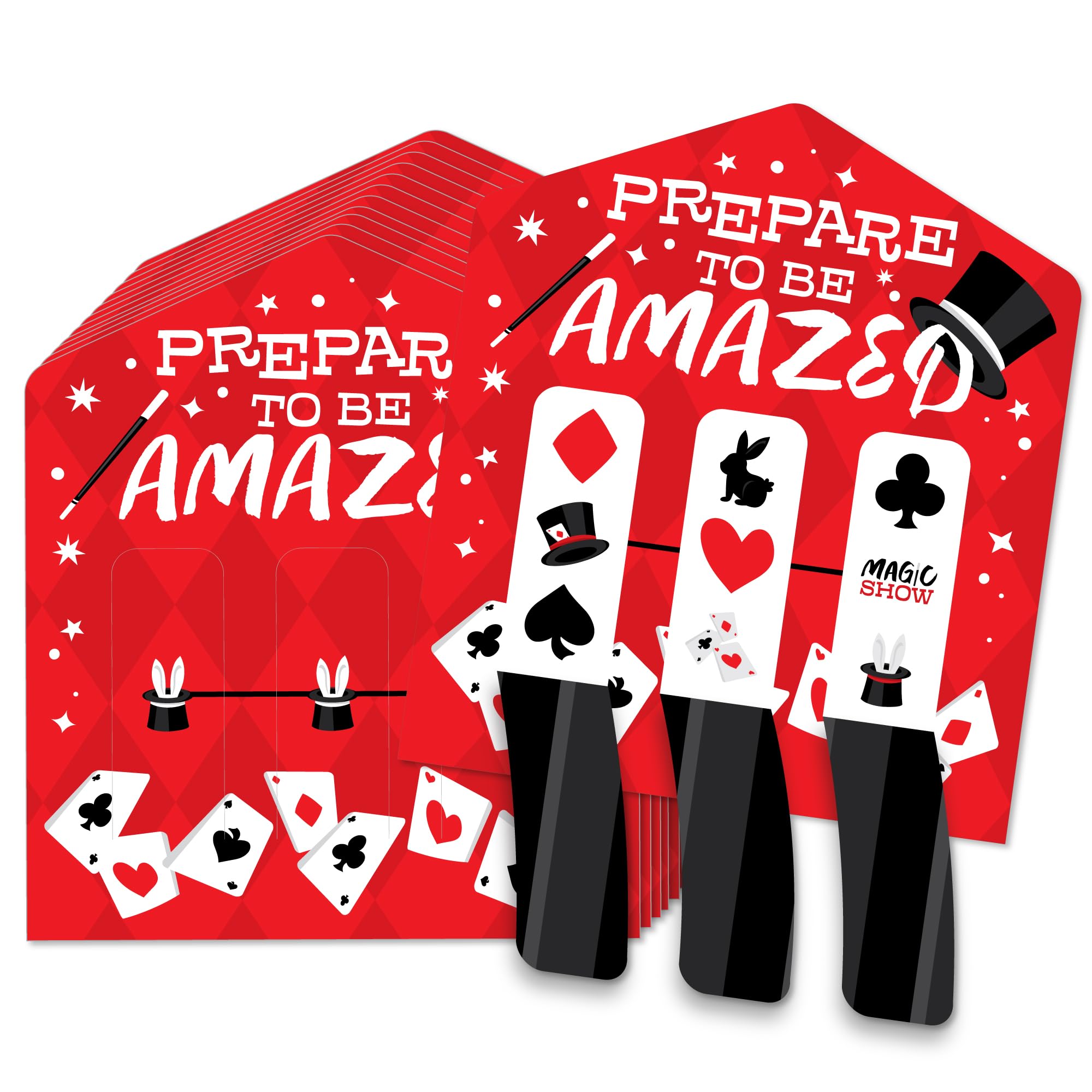 Amazon.com: Big Dot of Happiness Ta-Da, Magic Show - Magical Birthday ...