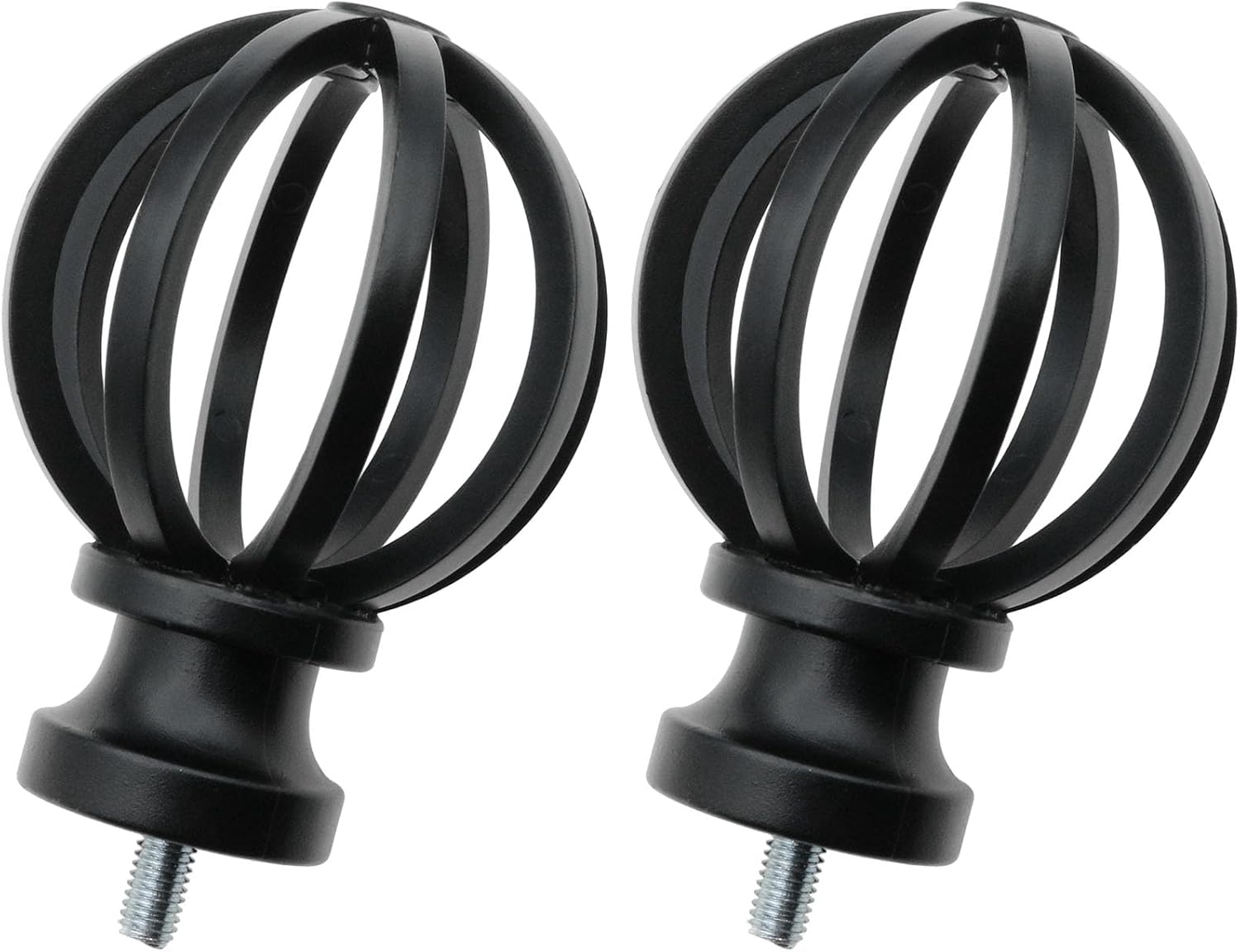 Amazon.com: safycaby 2 PCS Finials for Curtain Rods 5/8 Inch Curtain ...