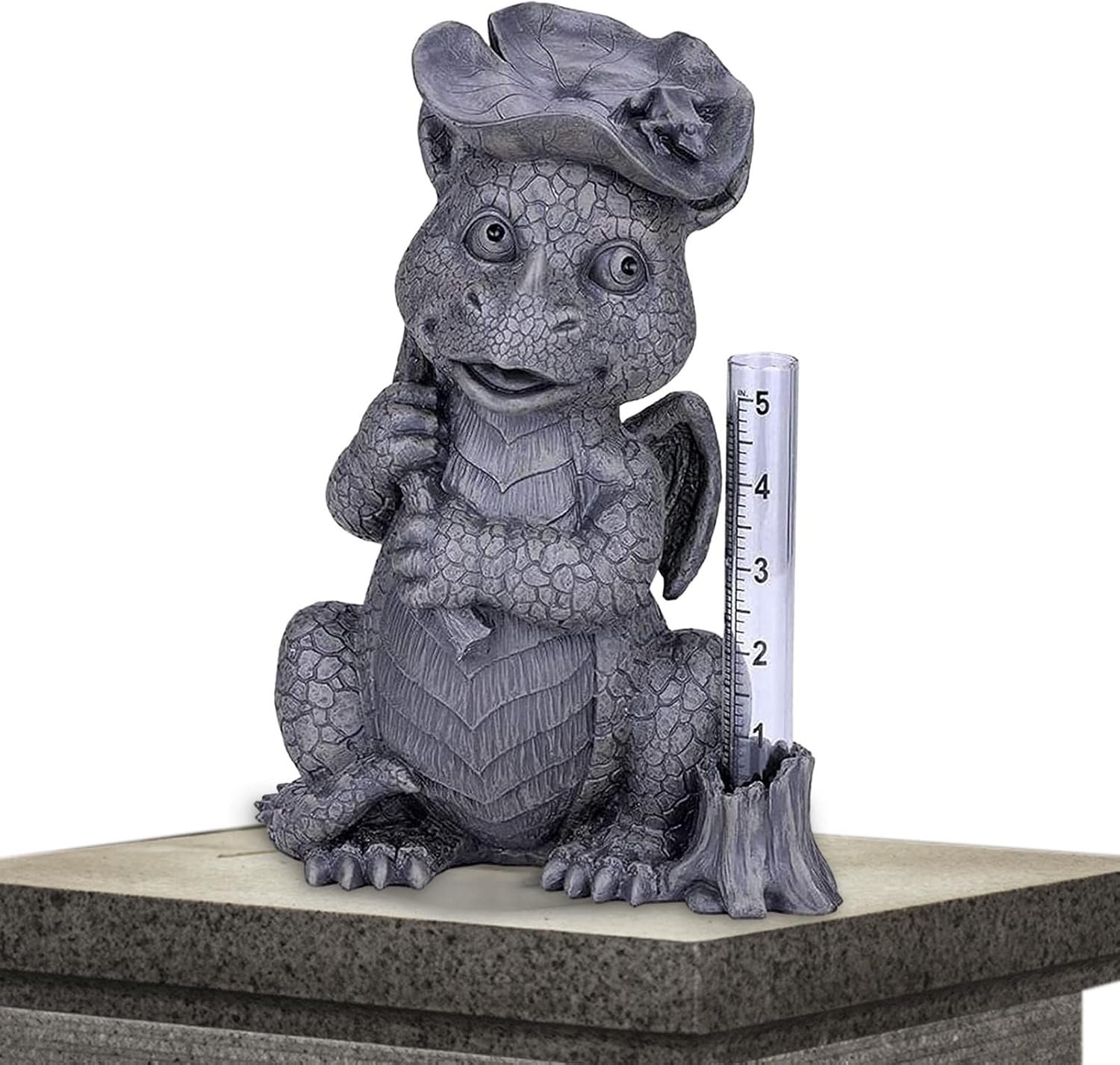 2 Stück Gartenstecker | handbemalte polierte Glasröhre | Drachenform ...