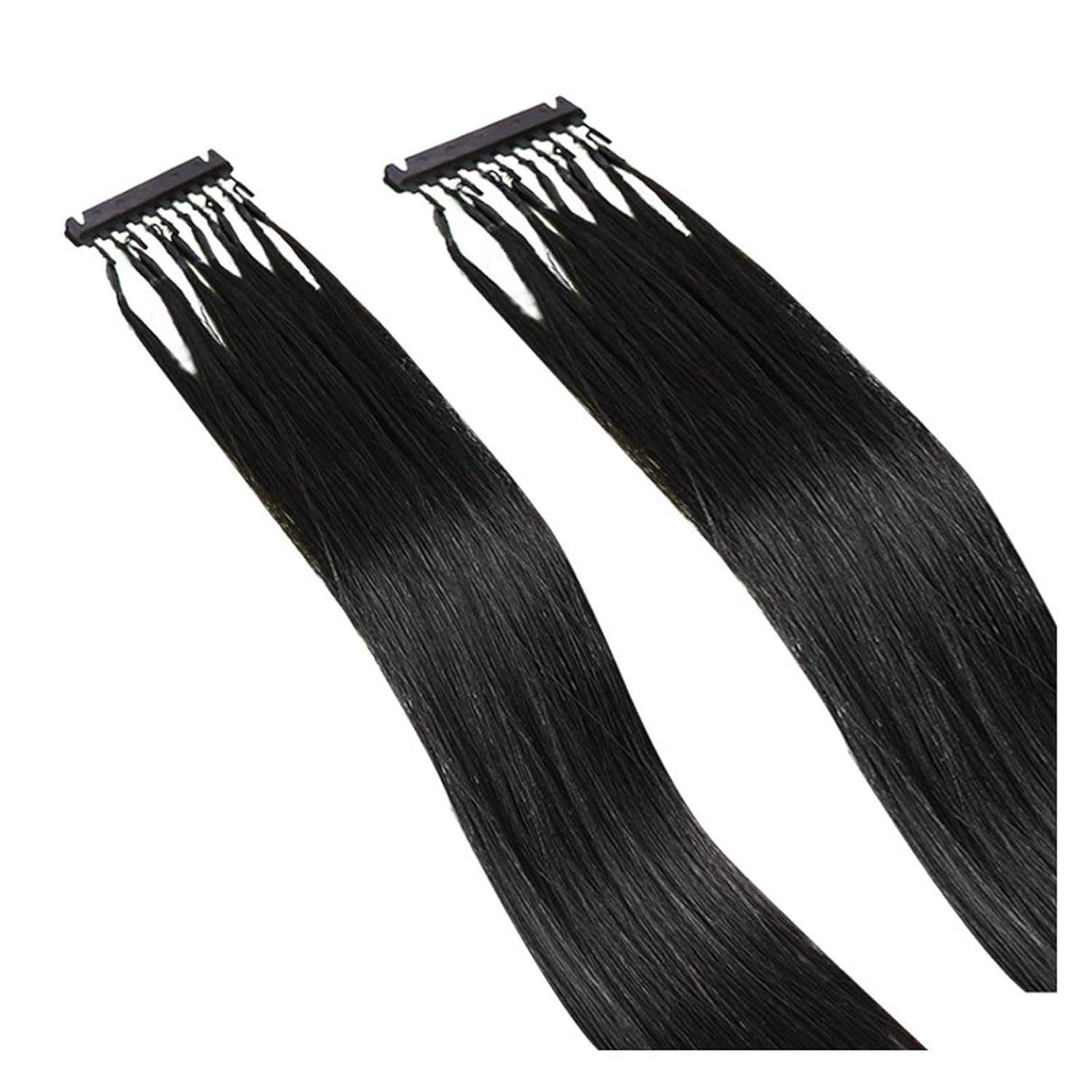 Amazon.com : 6d Hair Extensions Human Hair 10 Row No Trace Natural Real ...