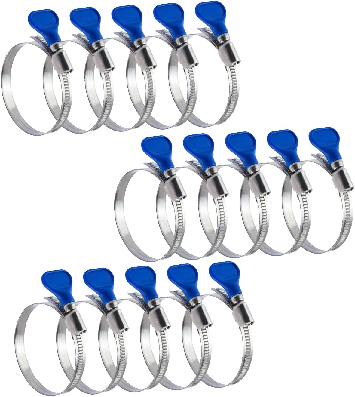 Amazon.com: POWERTEC 70127-P3 2-1/2 Inch Key Hose Clamp, Thumb Screw ...