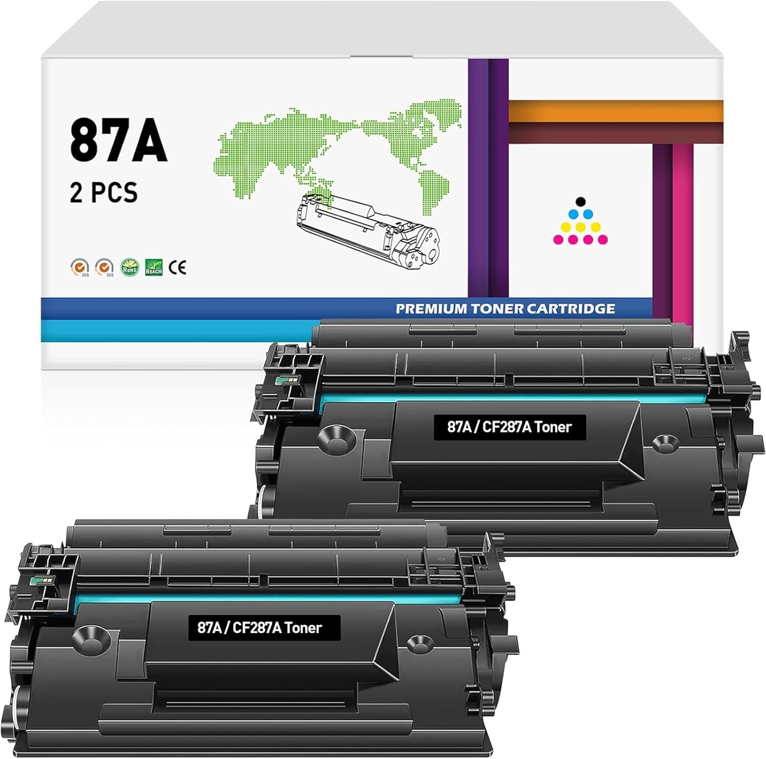 Amazon.com: MasaiMara Compatible Toner Cartridge Replacement for HP 87A ...