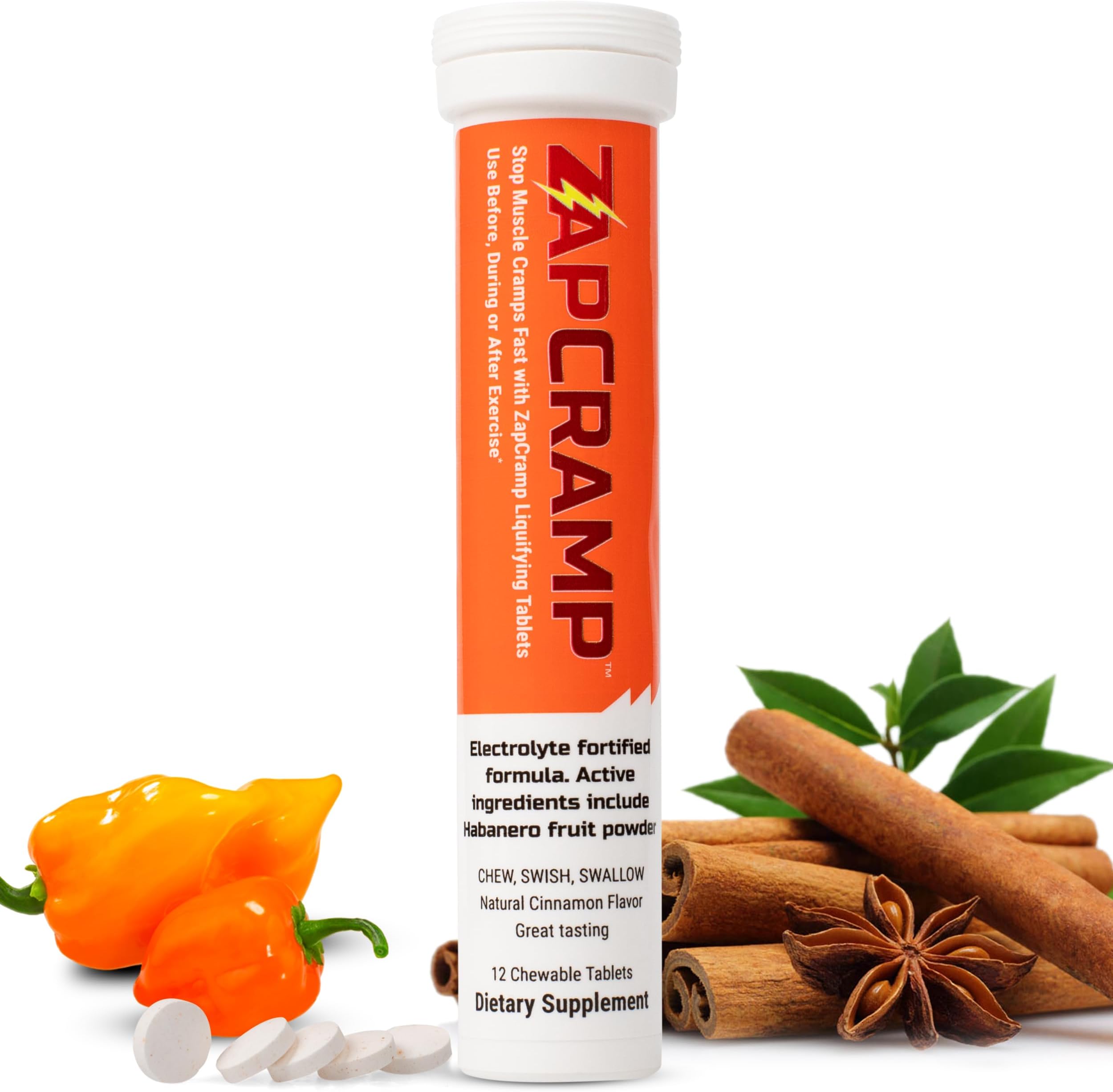 Amazon.com: ZapCramp Muscle Cramp Tablets - Chewable Liquifying ...