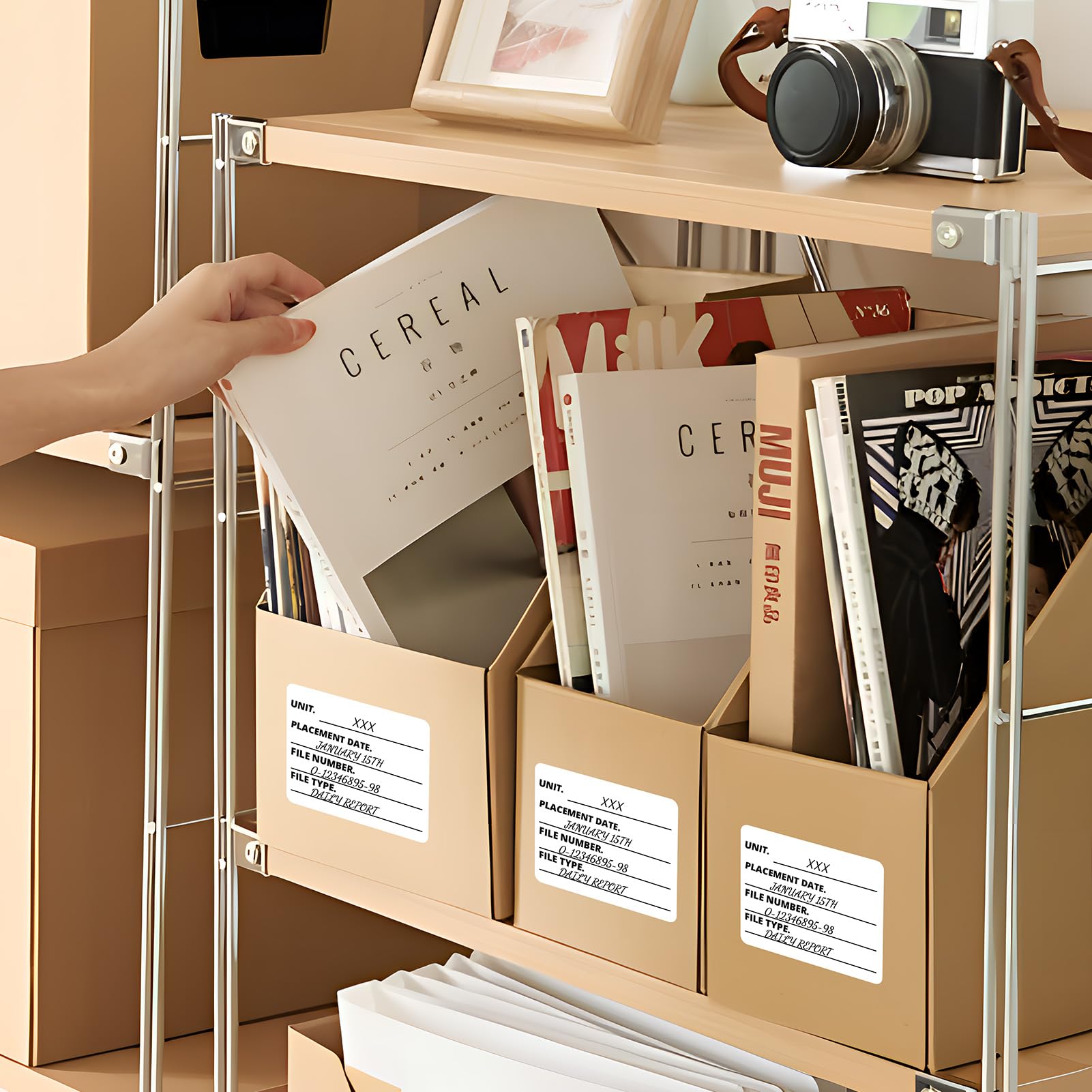 Snapklik.com : HABGP Shipping Address Labels, Matte Printable Address ...