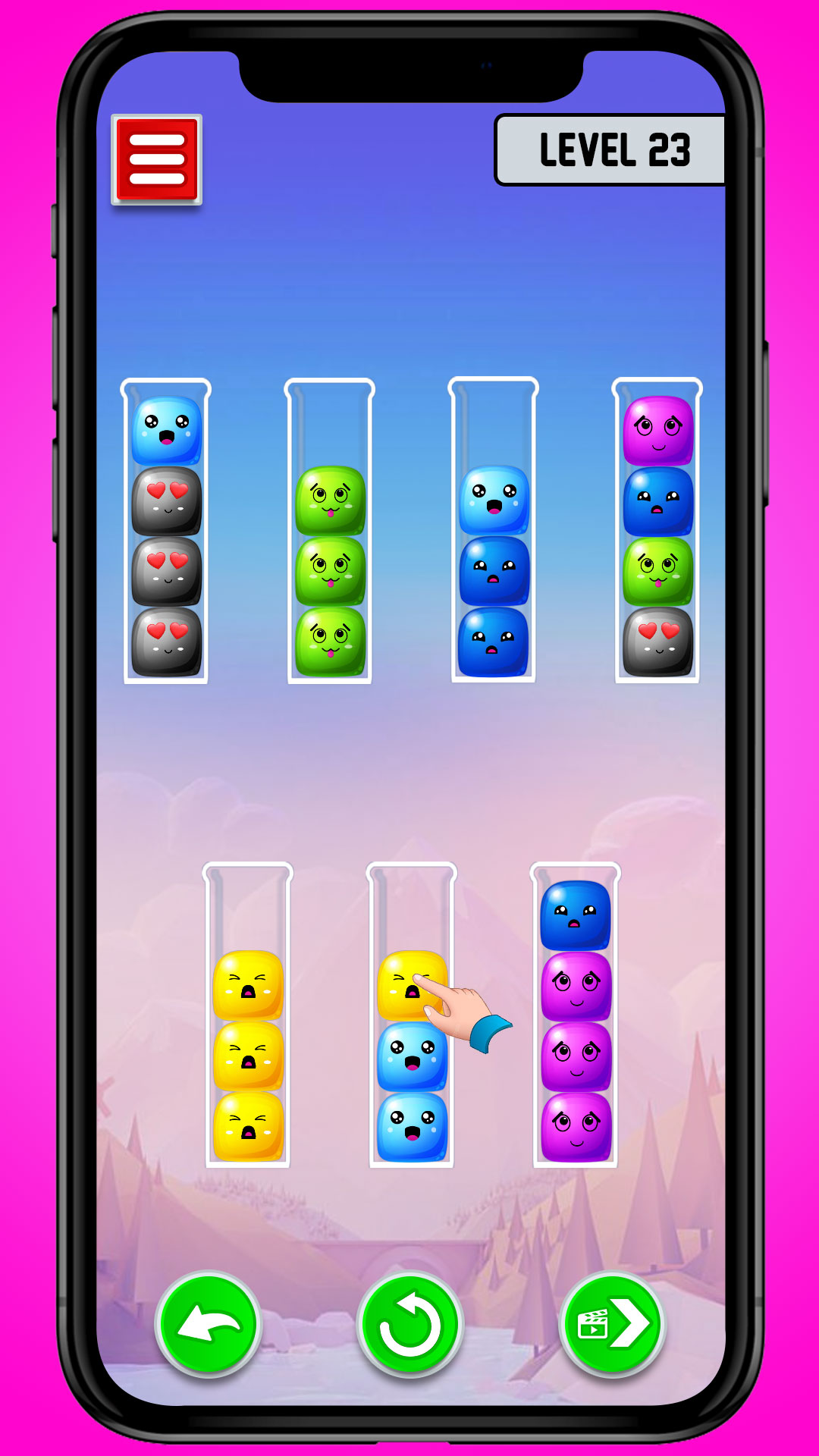 Jelly Emoji Sort Puzzle Master: Color Sort Puzzle ASMR Sorting Puzzle ...