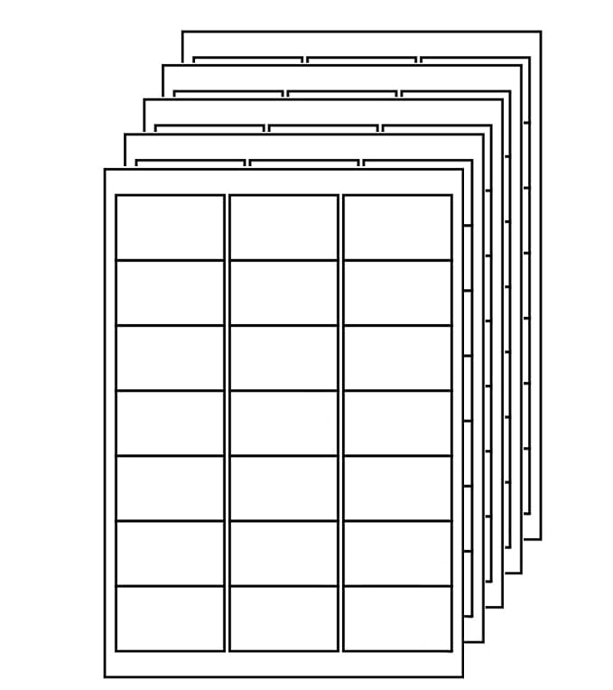 MALANI STORES A4 Size White Self Adhesive Label/Sticker for Printer ...
