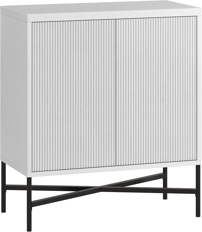 Amazon.com: Henn&Hart Brighton Accent Cabinet, 28" Wide, White : Home ...