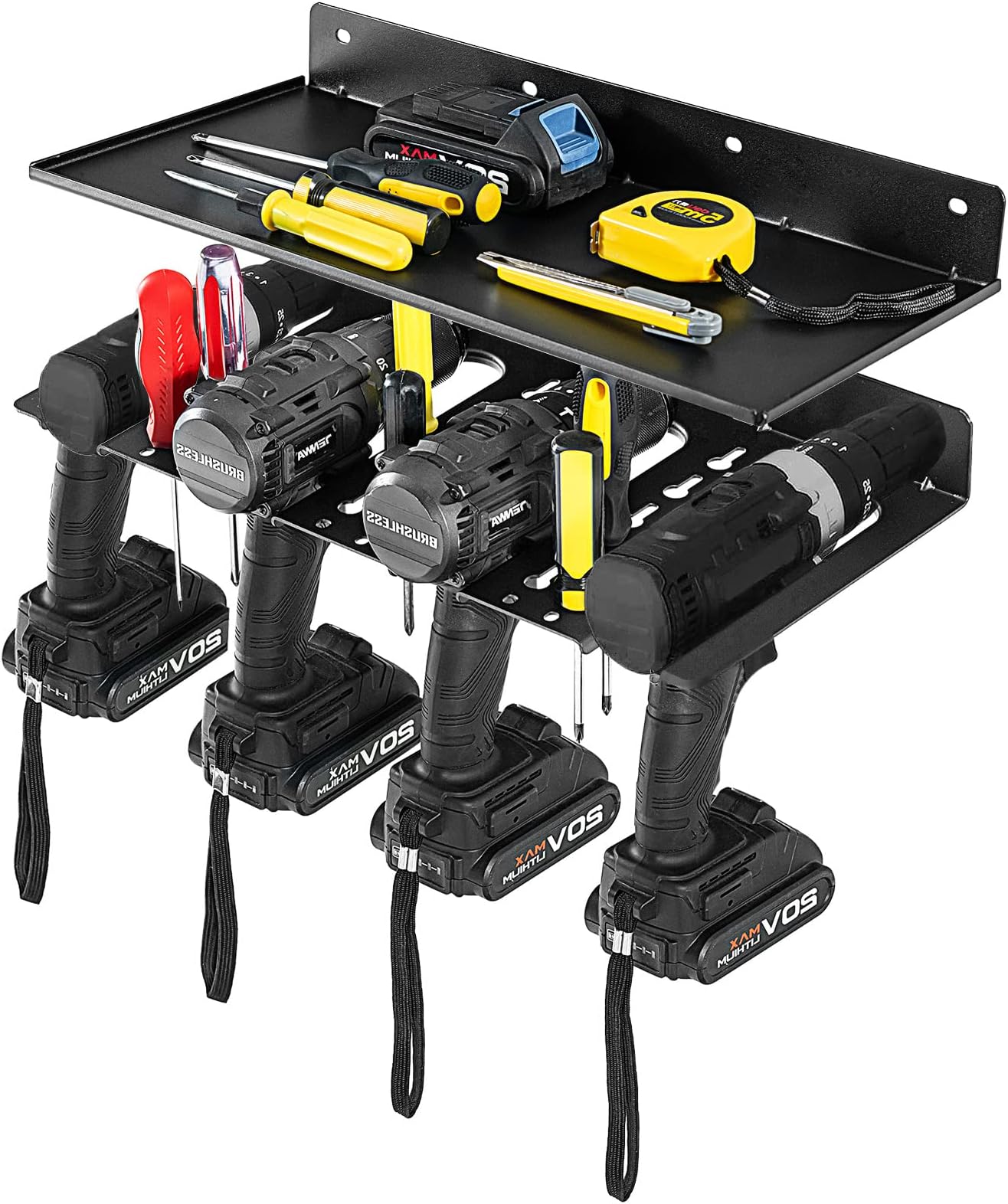 Amazon.com: Ztorq Cordless Drill Tool Organizer - Drill Holder Storage ...
