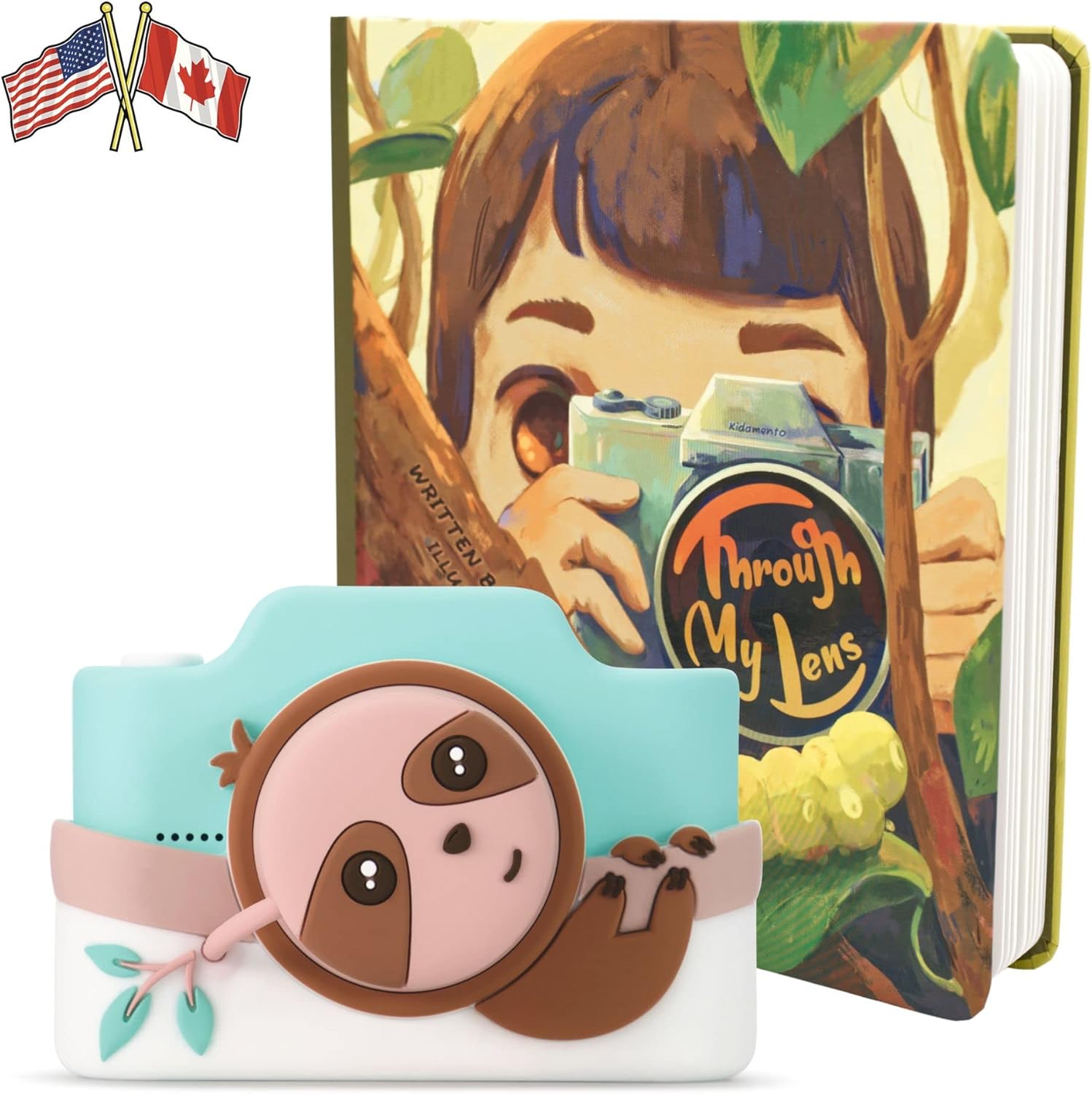 Amazon.com : Kidamento Digital Camera for Kids Model K Zippy The Sloth ...