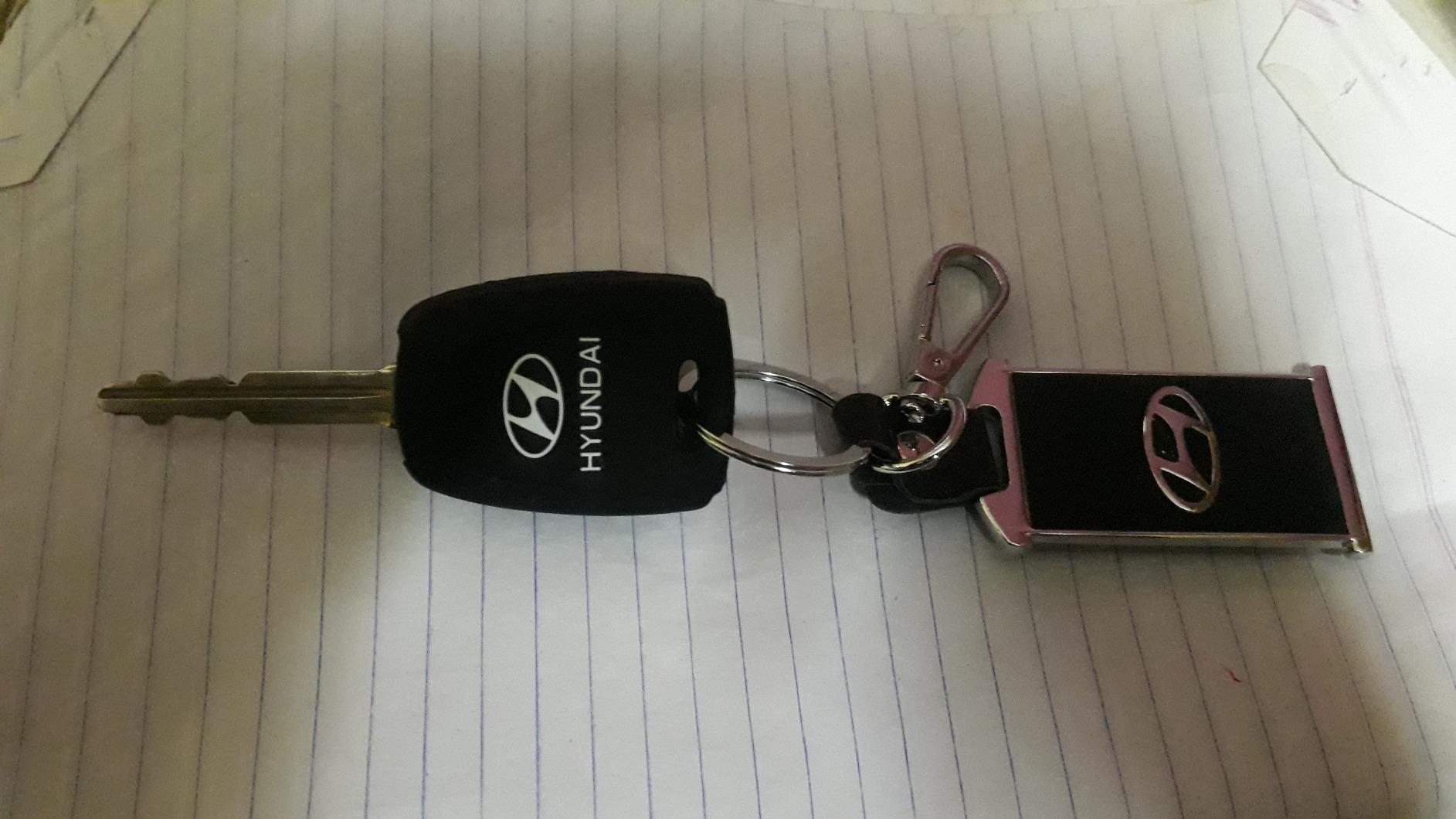 Sfk Silicone Key Cover for Hyundai Grand I10 2 Button Remote Key ...