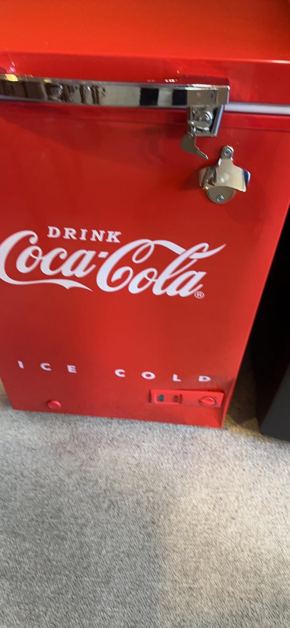 $48/mo - Finance Nostalgia Coca-Cola Refrigerator with Freezer, 3.2 Cu ...
