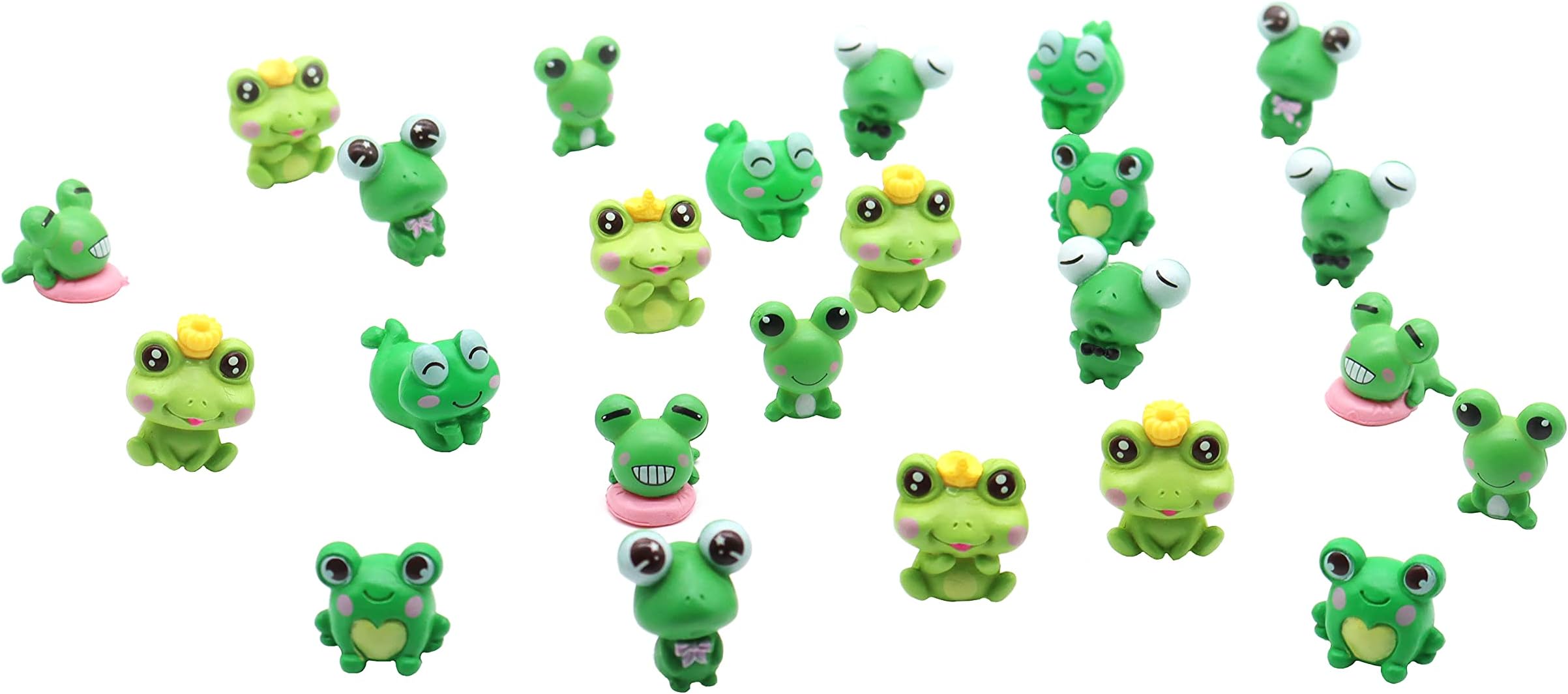 Amazon.com: BENBO Resin Mini Frog, 40PCS Cute Frog Miniature Figurines ...