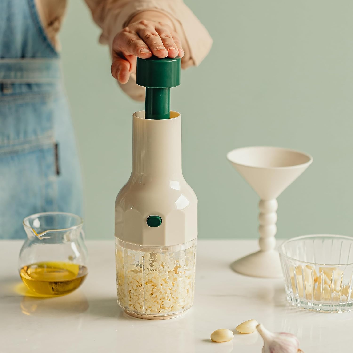 Amazon.com: Dr.HOWS DAILY Food Chopper, Manual Hand Food Chopper for ...