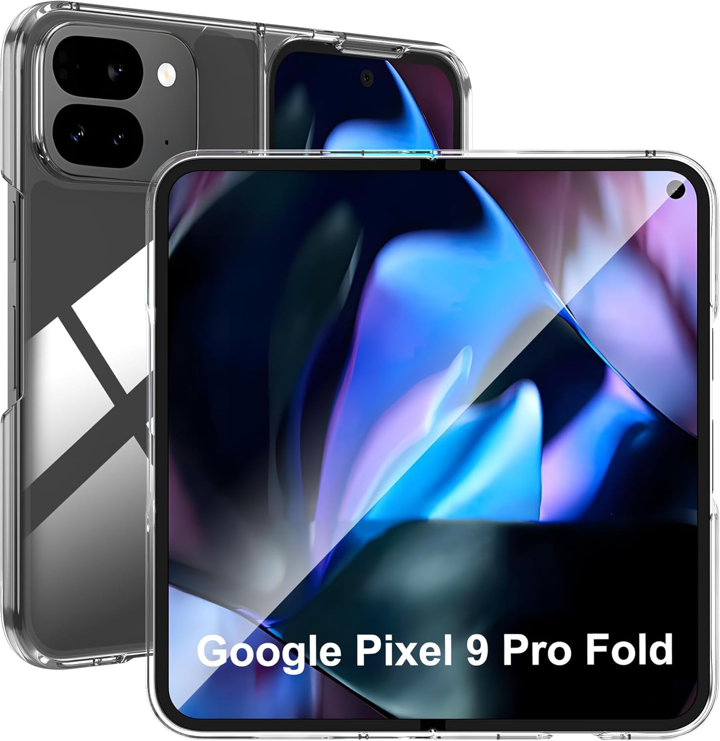 Amazon.com: TR4U for Google Pixel 9 Pro Fold Case, Clear Case [Anti ...