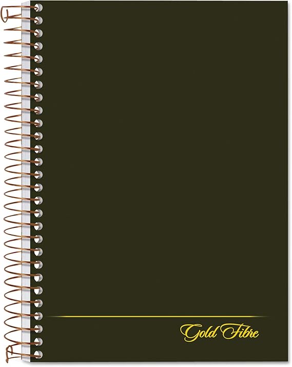Amazon.com : Ampad Gold Fibre Personal Notebooks : Wirebound Notebooks ...