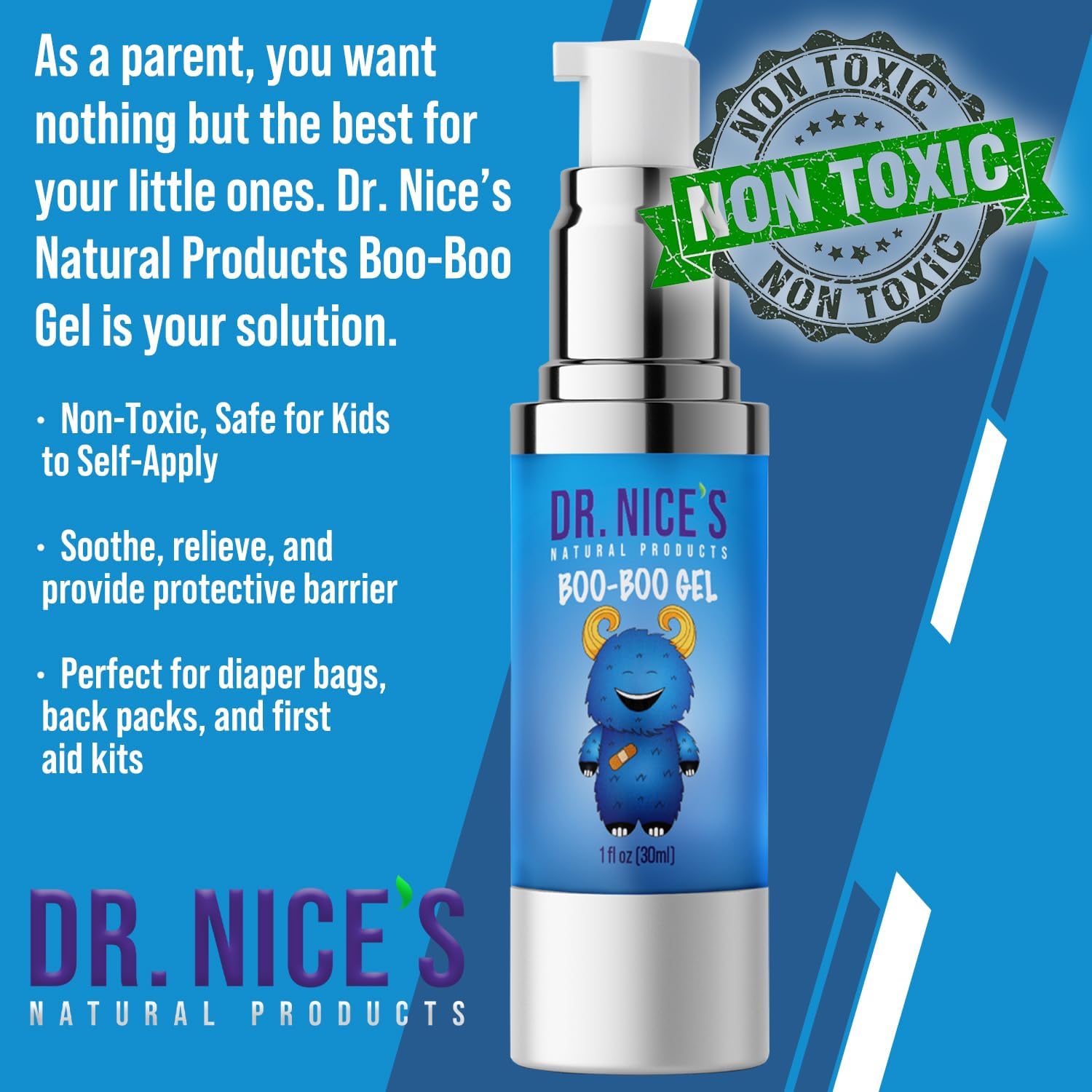 Gelo Boo-boo da DR. NICE para Crianças | Para Cortes, Machucados e ...