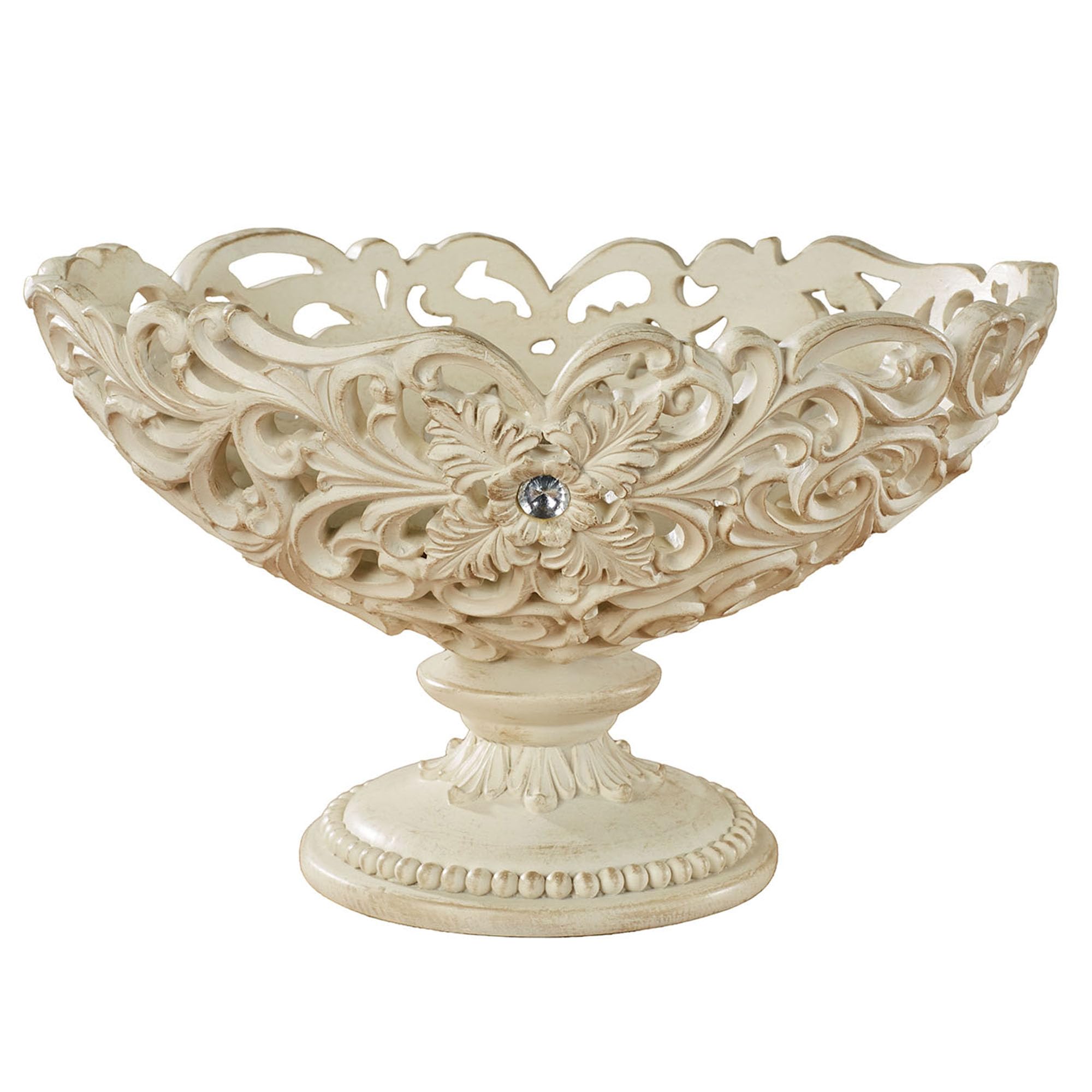 Amazon.com: Touch of Class Openwork Decorative Centerpiece Bowl Only ...