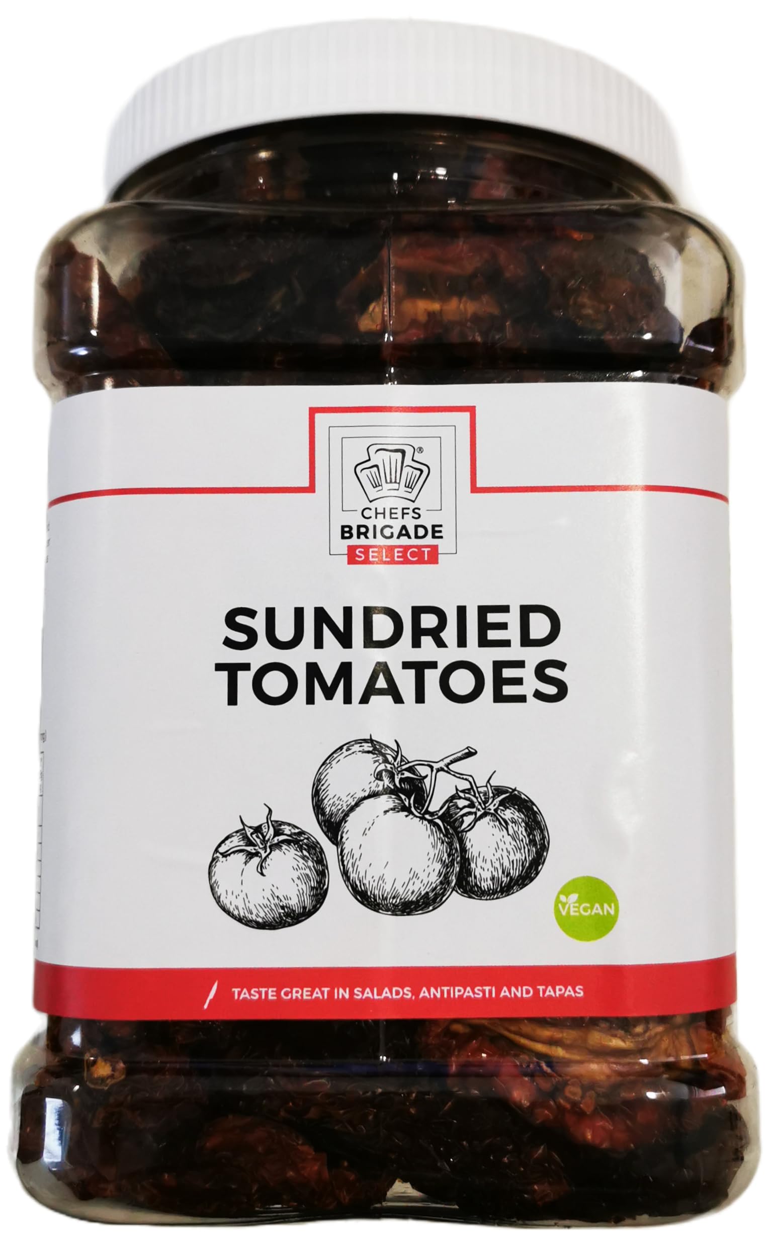 Chefs Brigade Sundried Tomatoes NO OIL 1kg (1) : Amazon.co.uk: Grocery