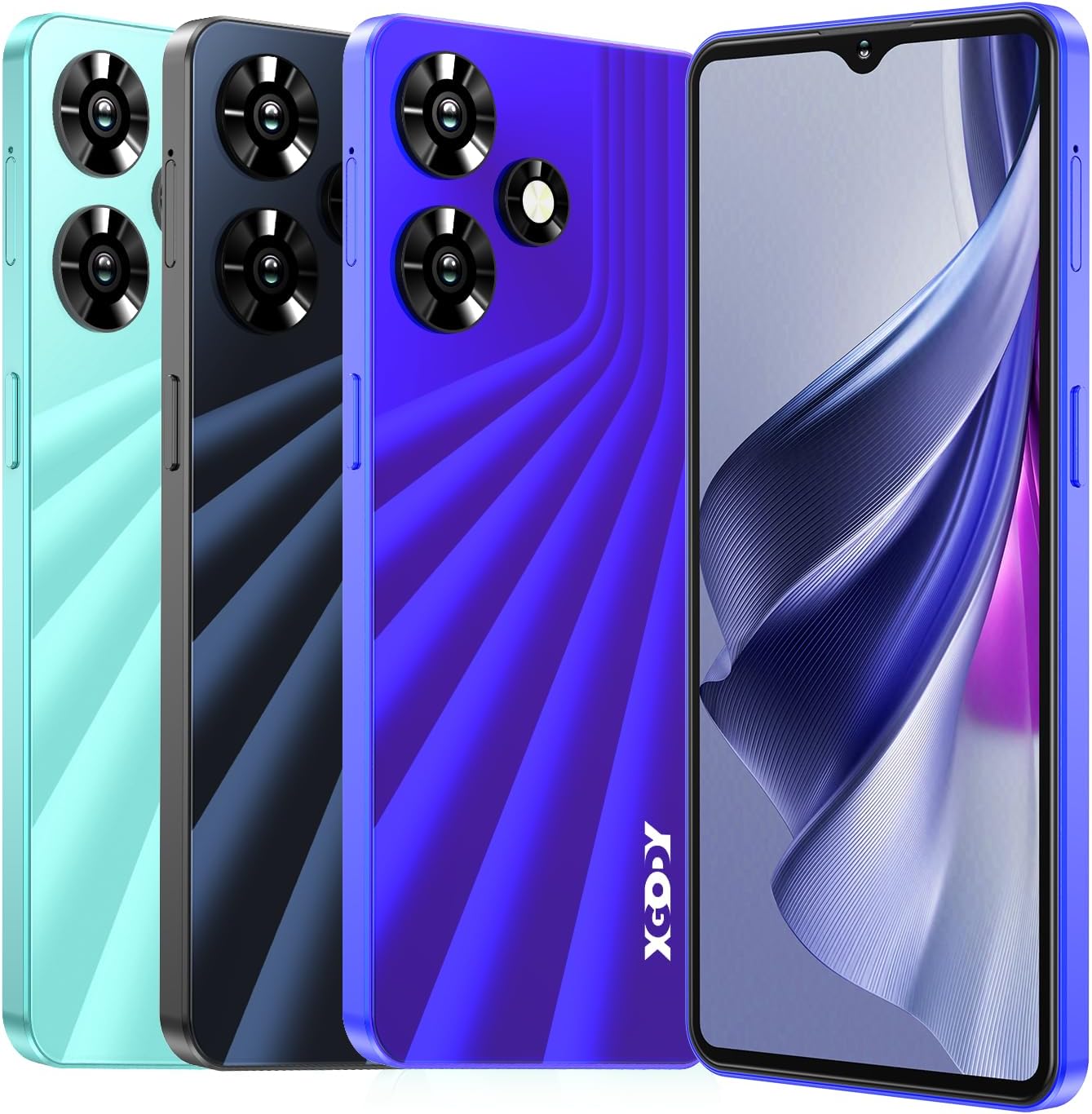 Amazon.com: Xgody 13 Pro Unlocked Cell Phone 6.56'' HD AI Face Unlock ...