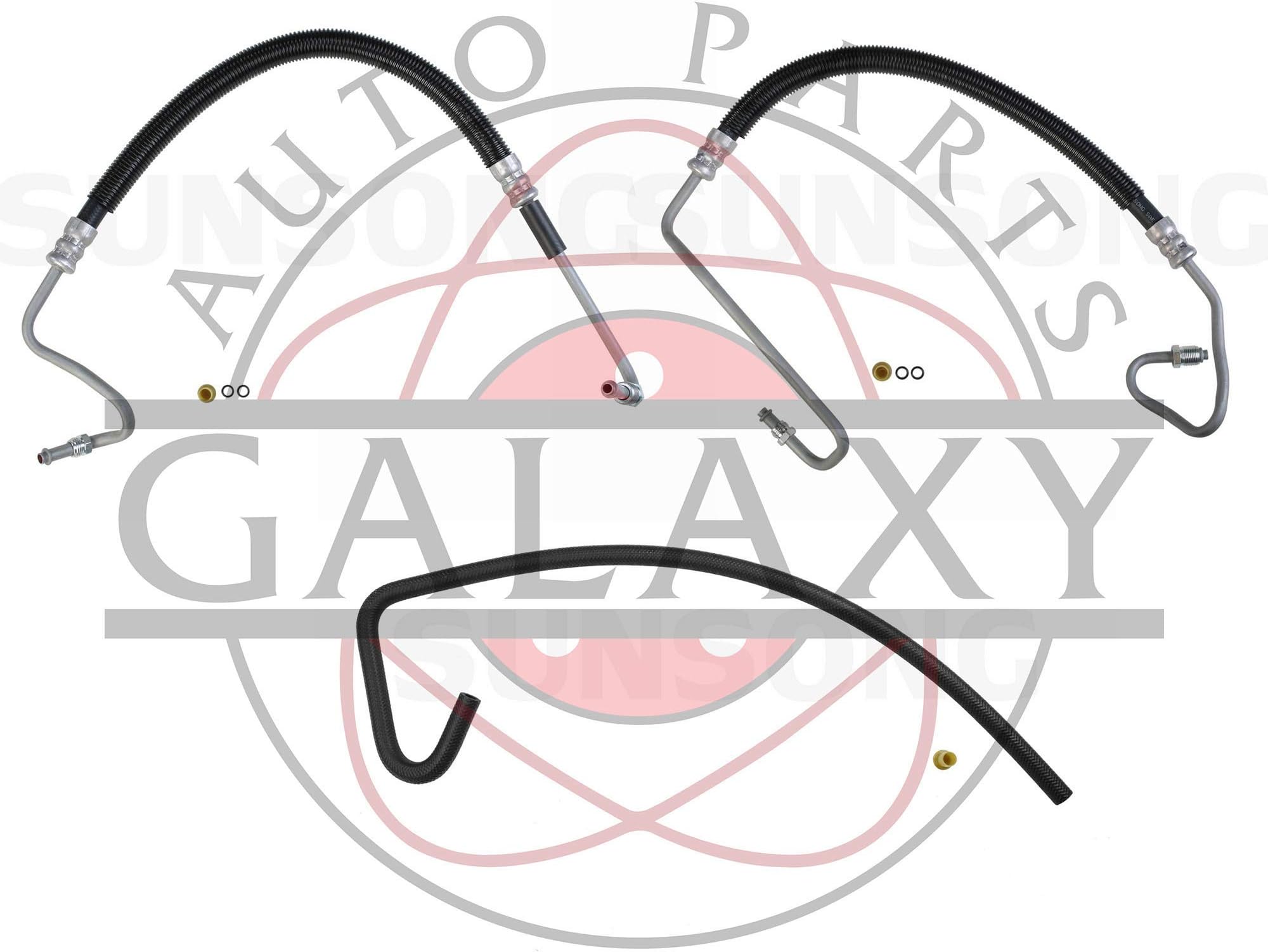 Amazon.com: Power Steering Hose Pressure Line Kit for Chevy Silverado ...