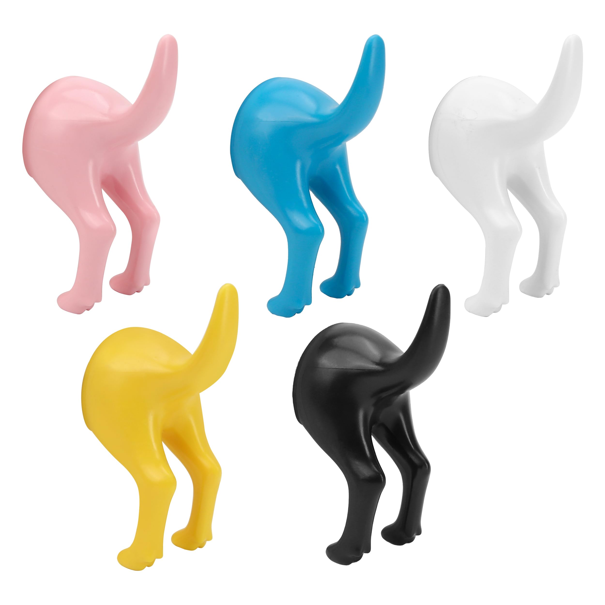 Amazon.com: 5 Pack Dog Tail Coat Hooks for Wall, Cute Decorative ...