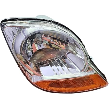 K D Headlight assembly for Chevrolet Spark (Right/Driver Side) Without ...