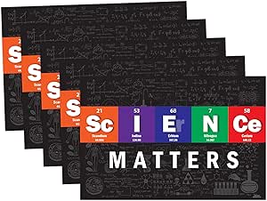 ZOCO - Science Posters (5 Pack) - Science Matters - Laminated Posters ...