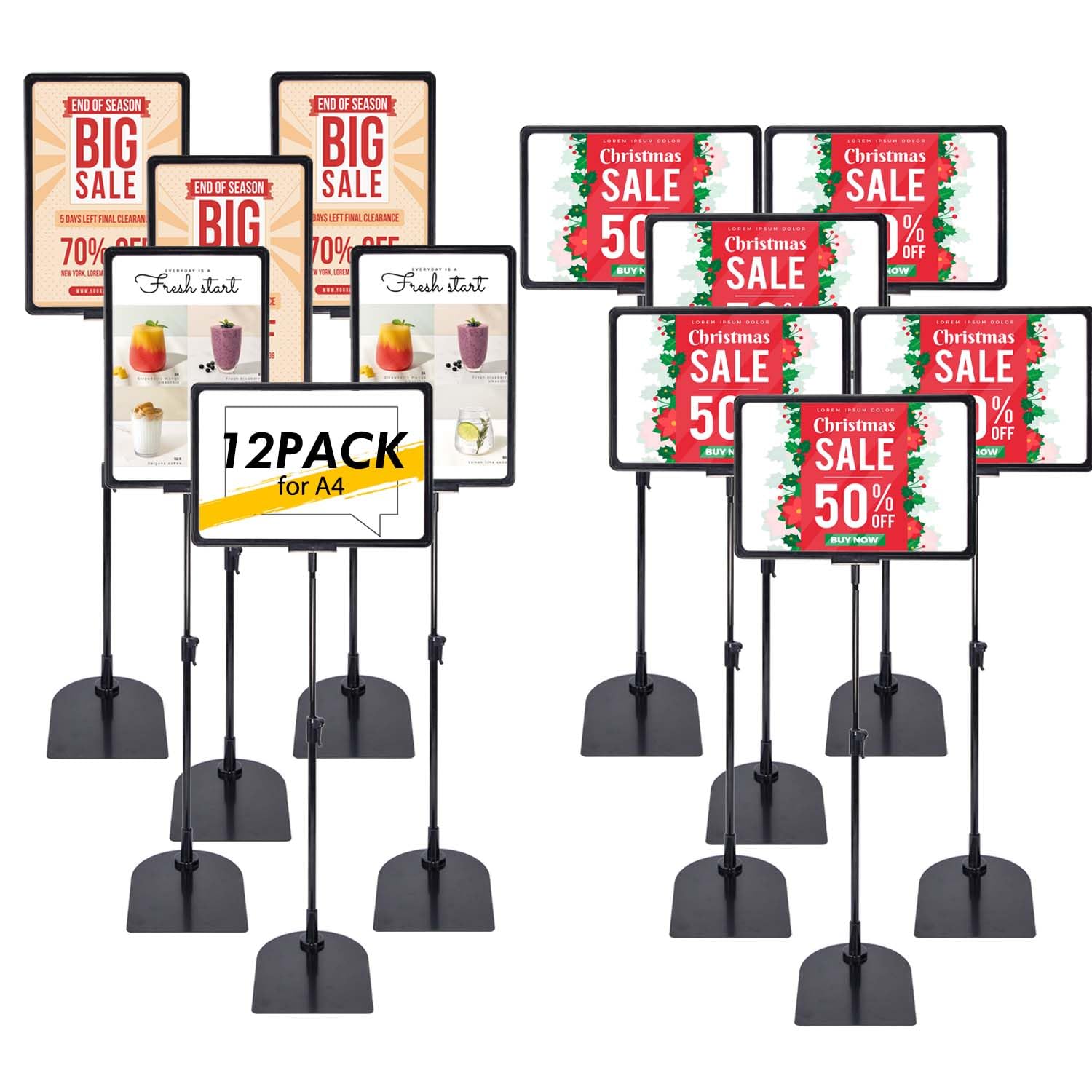 Amazon.com : Golemas Adjustable Sign Holder for Display, A4 Size ...