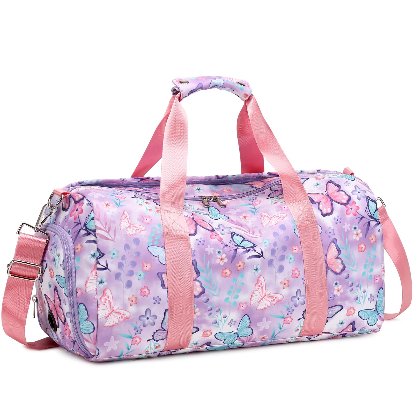 Amazon.com | Dance Bag Girls Gymnastics Bag Kids Overnight Duffle Bag ...