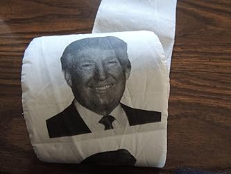 Amazon.com: Gagster Donald Trump Toilet Paper Roll - 3 Ply Funny ...