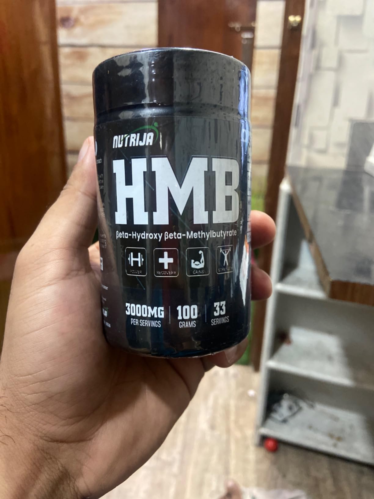 NutriJa HMB Powder (Beta-Hydroxy Beta-Methylbutyrate) 100 Grams - Pure ...