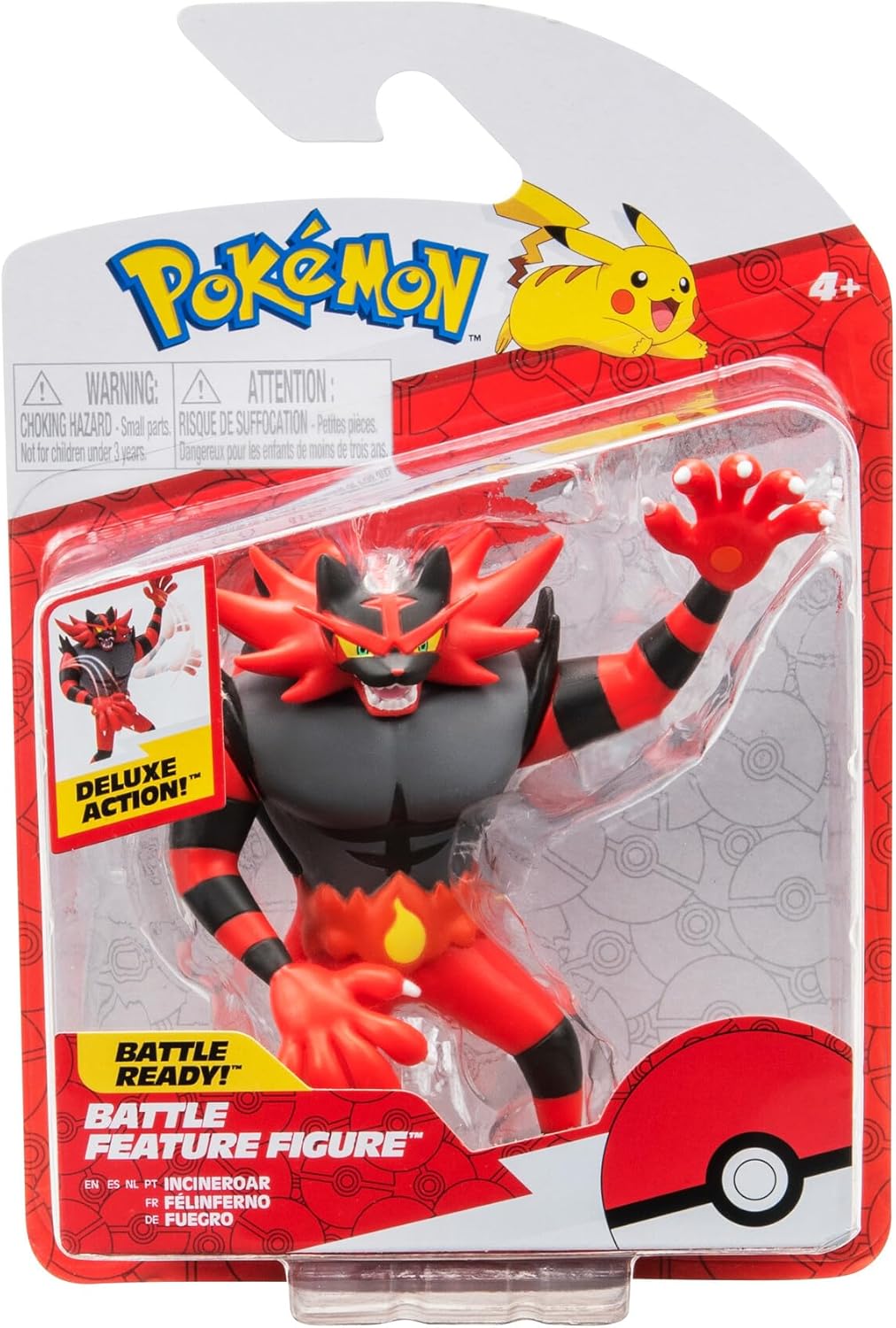 Amazon.com: Pokemon Battle Feature Figure - Incineroar : Toys & Games