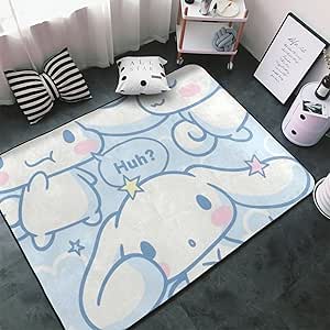 Amazon.co.jp: Cinnamoroll Carpet, Rectangular Rug, Rug, For Summer ...